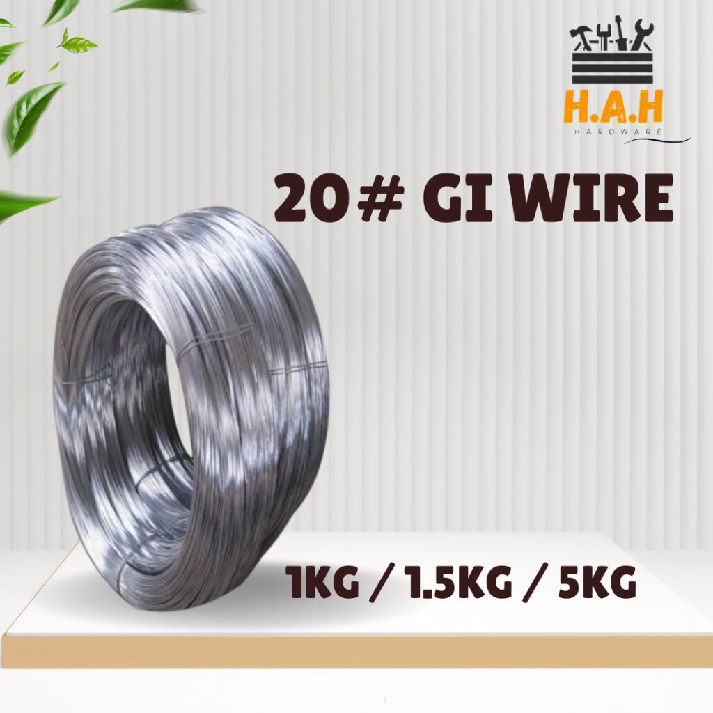 (1KG) / (1.5KG) / (5KG) 20# GI Wire / Dawai Halus 细铁线 | Shopee Malaysia