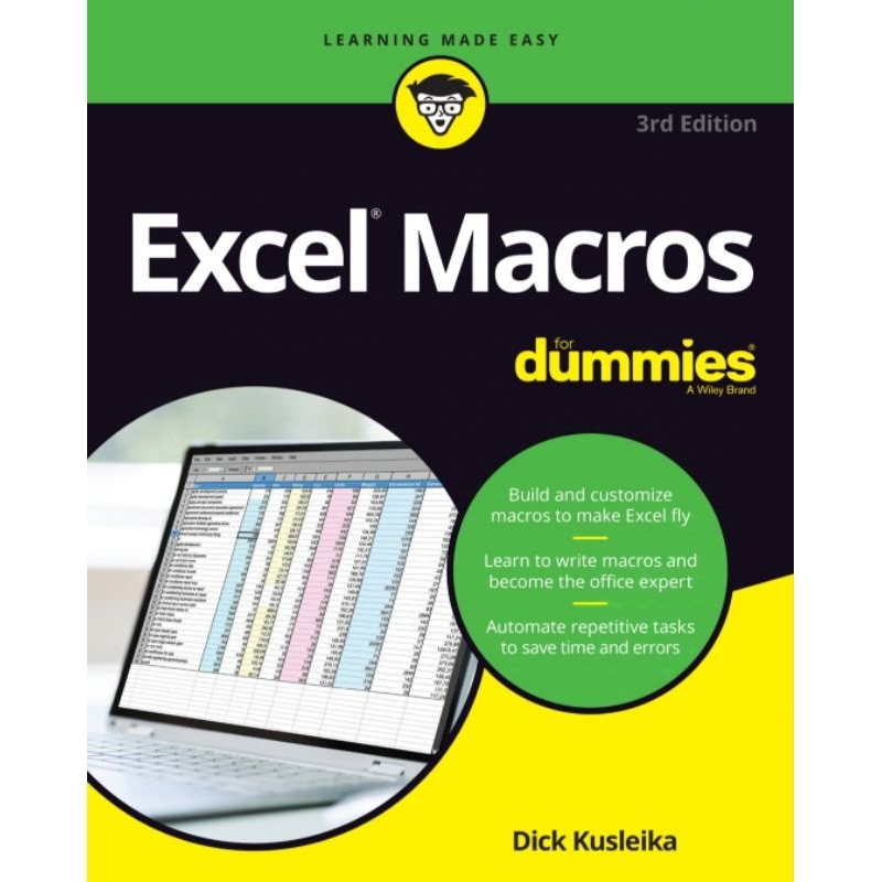 Excel Macros for Dummies 3E (2022) | Shopee Malaysia
