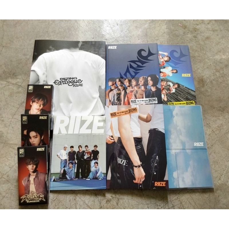 riize riizing epilogue boom boom bass impossible collectbook photopack get a guitar photobook ...