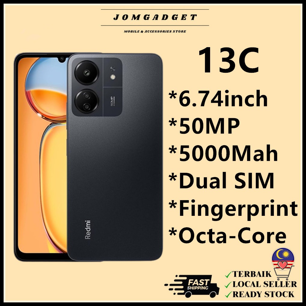 (New) Redmi 13c (4GB RAM + 128GB ROM) 6.74 Inch 5000mAh - Original ...
