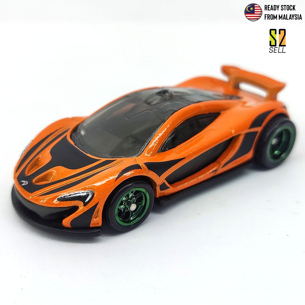 Hot Wheels Premium Mclaren P1 Orange Color Car Culture Car Donut 1/64 ...