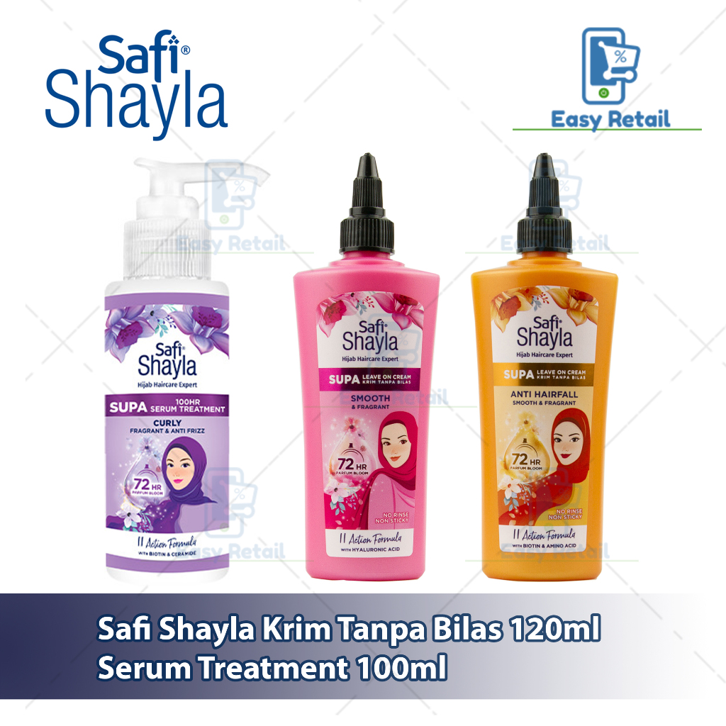 Safi Shayla Supa Leave On Cream / Krim Tanpa Bilas 120ml [ Smooth ...