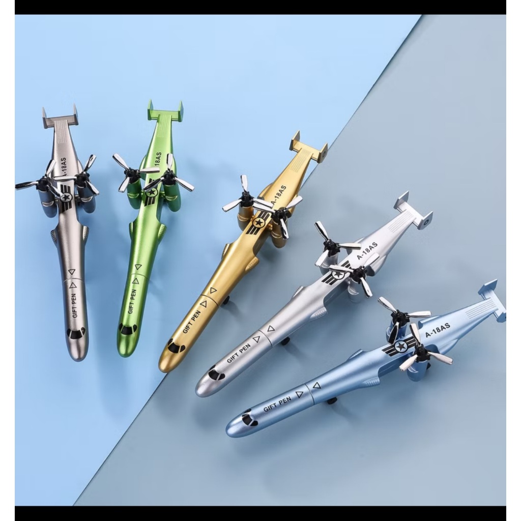 🇲🇾 Stock!!Creative Helicopter Airplane Shape Gel Pen 0.5mm Gift Pen ...