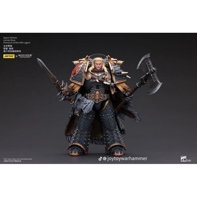 (Ready Stock)New Joytoy Space Wolves Leman Russ Primarch 30k Horus ...