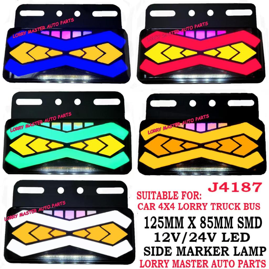 J115S13 24V LED SMD SEQ SIDE MARKER LAMP FOR LORRY TRUCK BUS LORRY ...
