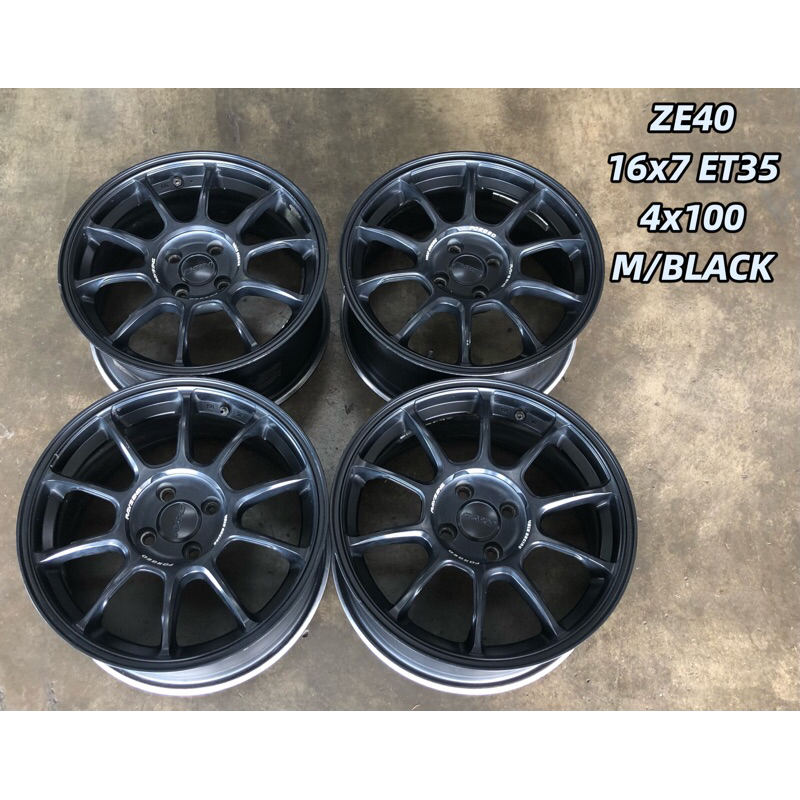 USED RIM ZE40 16 INCH FOR MYVI ALZA SAGA BLM WIRA VIOS YARIS CITY JAZZ ...