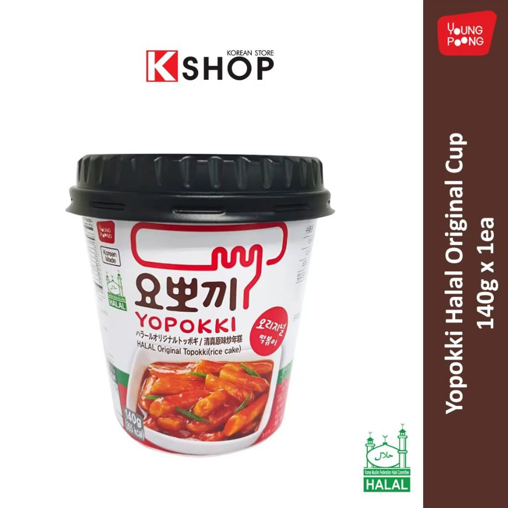 Young Poong Yopokki Original Cup (140g) EXP date : AUG 2026 | Shopee ...