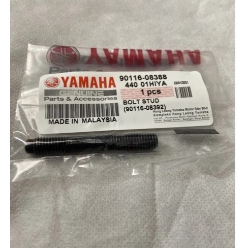 ORIGINAL YAMAHA BLOCK TIANG Y125ZR RXZ 125 Y110 Y100 TIANG STUD BOLT ...