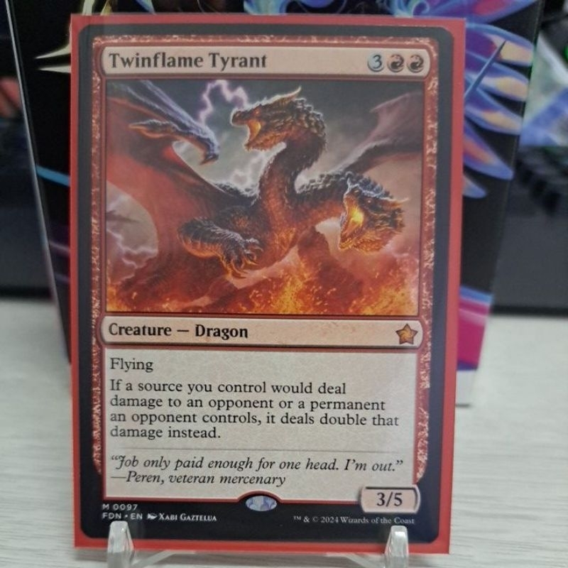 MTG Twinflame Tyrant (Mythic)(FDN) | Shopee Malaysia