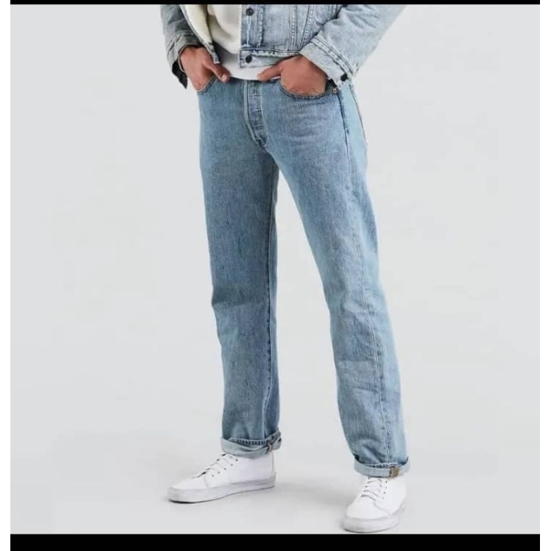 Man's Jeans Straight Cut Loss cutting [505 Long pants]Pakai selessa ...