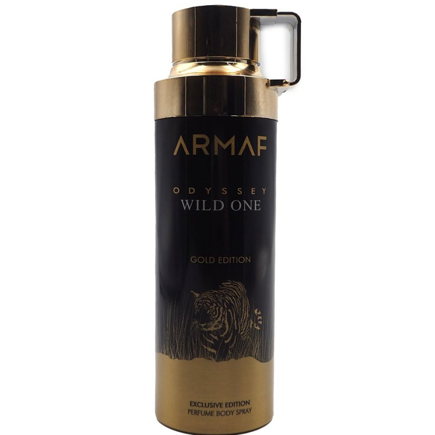 [new arrival]ODYSSEY WILD ONE GOLD EDITION PERFUME BODY SPRAY FOR MEN BY ARMAF 200ML | Shopee ...