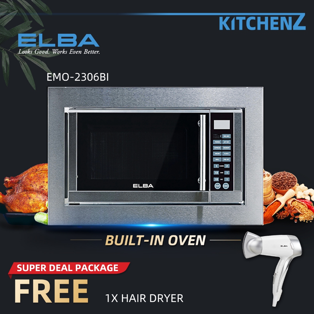 Elba Microwave Electric Oven EMO-Q2881BI(BK) | Shopee Malaysia
