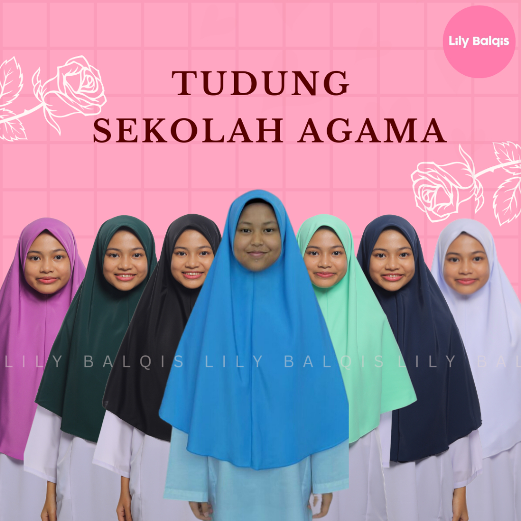 Tudung Labuh Koshibo Sekolah Agama | Pelbagai Warna Unit Beruniform ...