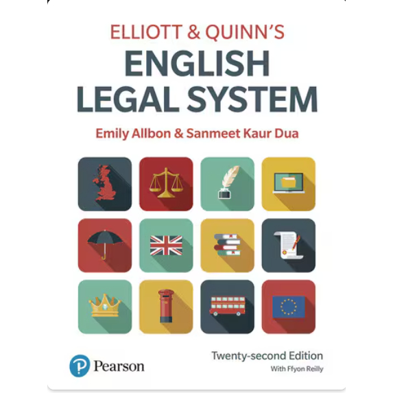 ELLIOTT & QUINN'S ENGLISH LEGAL SYSTEM - 22ND EDITION | Shopee Malaysia