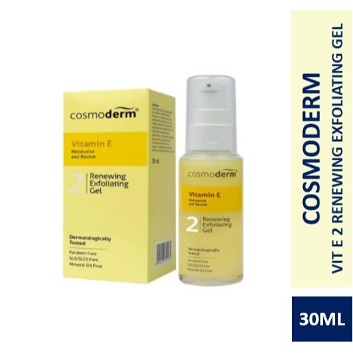 COSMODERM VITAMIN E RENEWING EXFOLIATING GEL 30ML | Shopee Malaysia