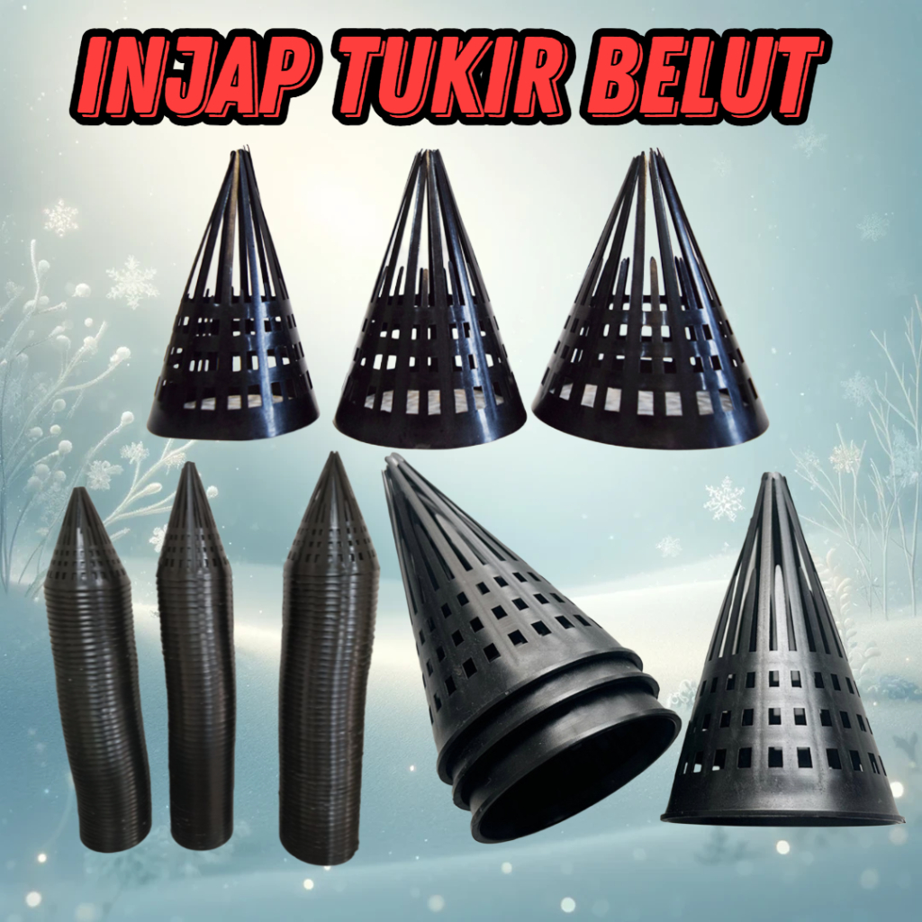 Injap Tukir Belut Dipasang Pada Tukir Buluh Batang Paip PVC Shrimp Eel ...