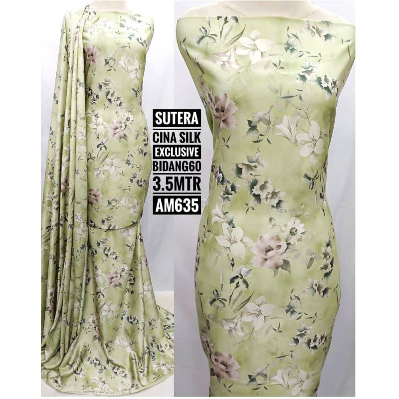 KAIN METER SUTERA CINA EXCLUSIVE | Shopee Malaysia