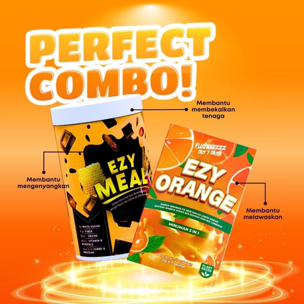 COMBO TRIAL EZY ORANGE 1 EZY MEAL 1 | Shopee Malaysia