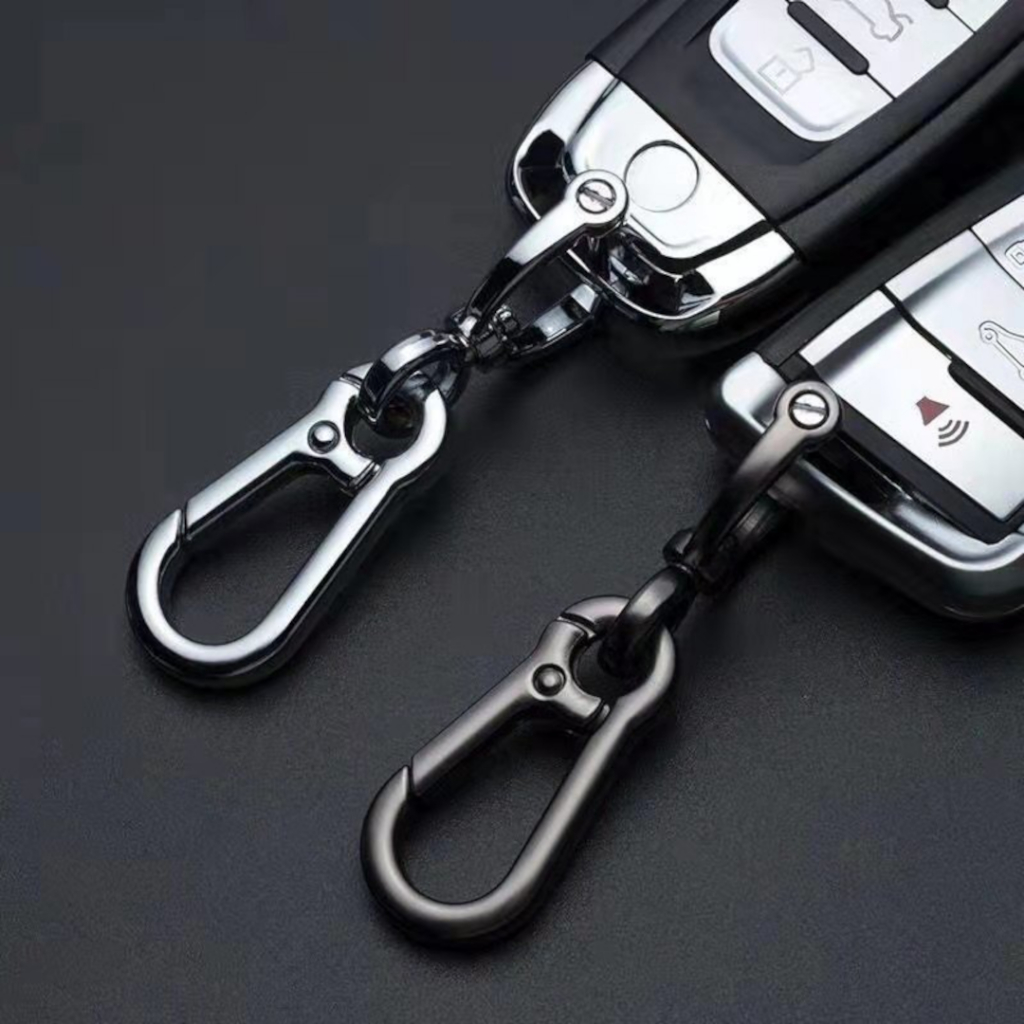 Zinc Alloy Metal Car Home Keychain Universal Chrome Matte Key Cover ...