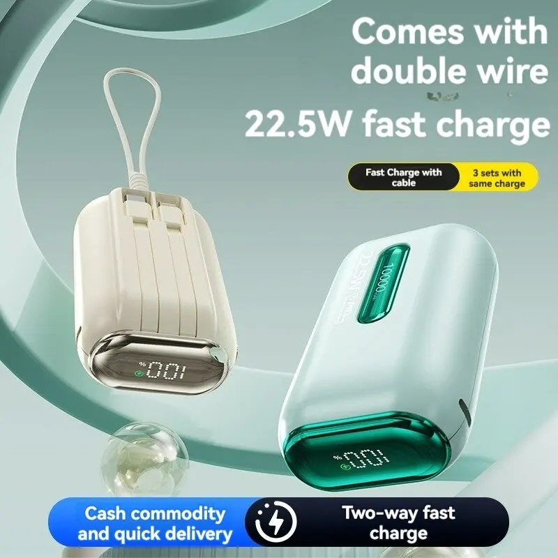 super fast charging with built-in power bank 20000mAh, compact and ...