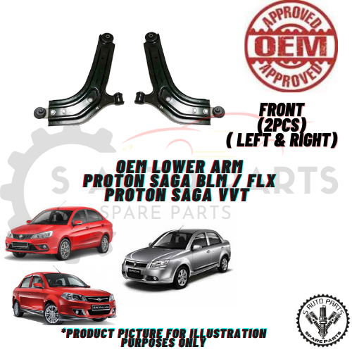 PROTON SAGA BLM / FLX / SAGA VVT FRONT LOWER ARM (SET 2PCS LEFT & RIGHT ...