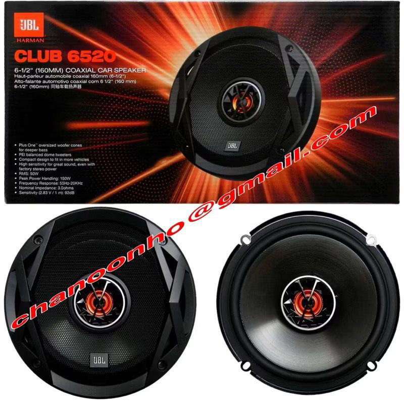 HARMAN Club 6520 Club Series Speaker 6-1/2" 2 Way Car Speakers | Shopee ...