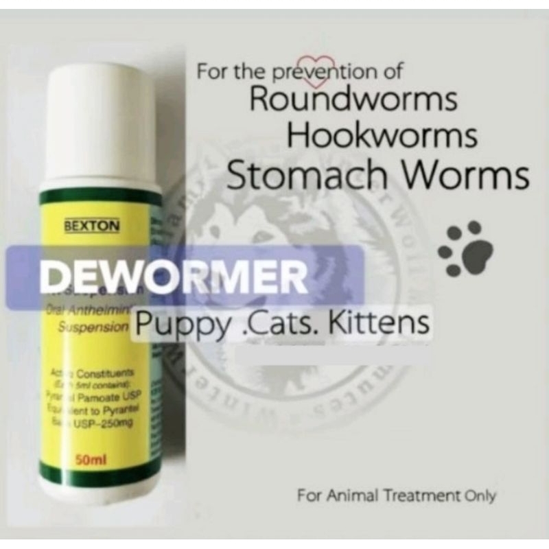 [Deworm/Ubat Cacing] Deworm for Dog/Cat/kitten/Puppies.(10ml Repack ...