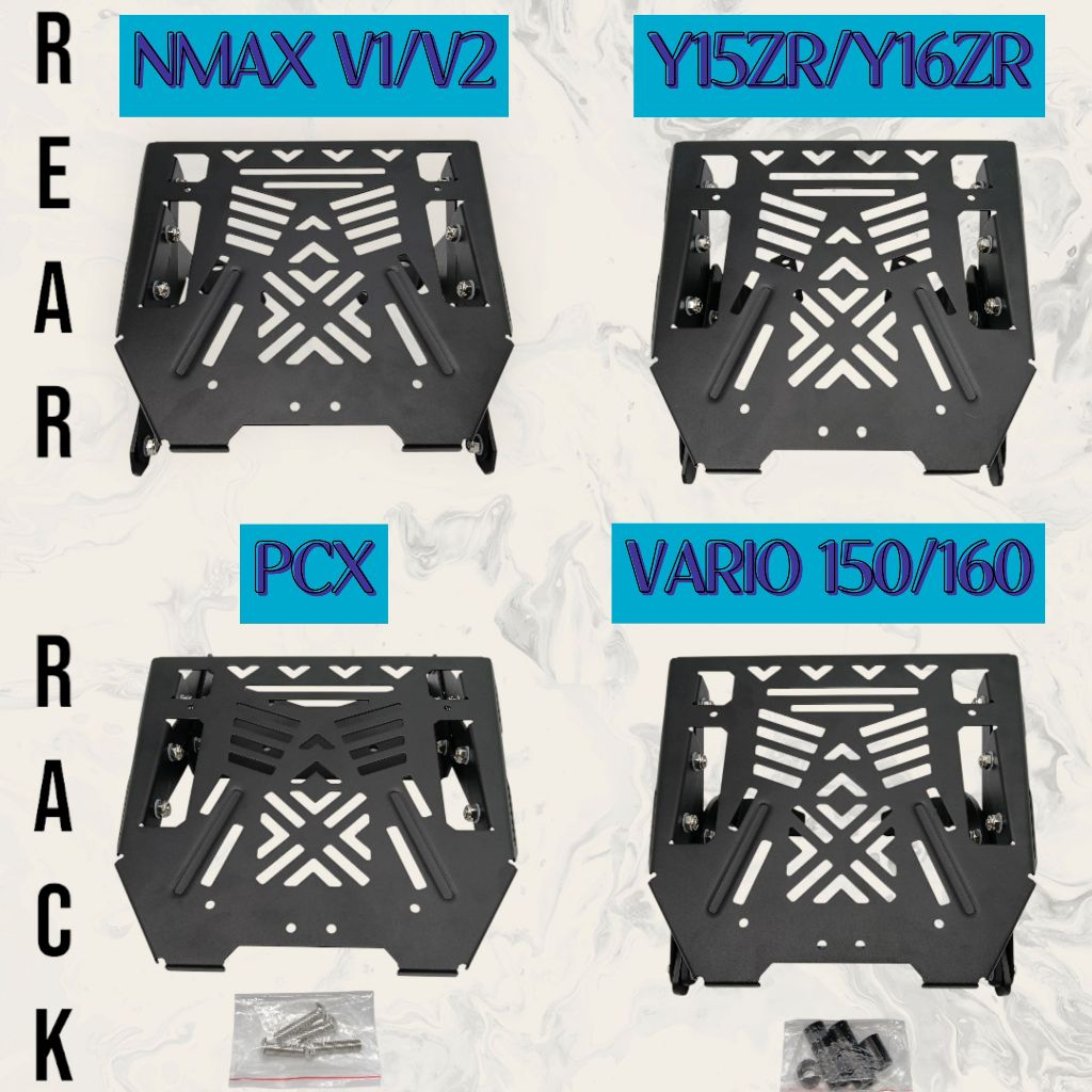 TOP RACK FOLDABLE ADJUSTABLE HEAVY DUTY MONORACK ADJUSTABLE REAR RACK ...