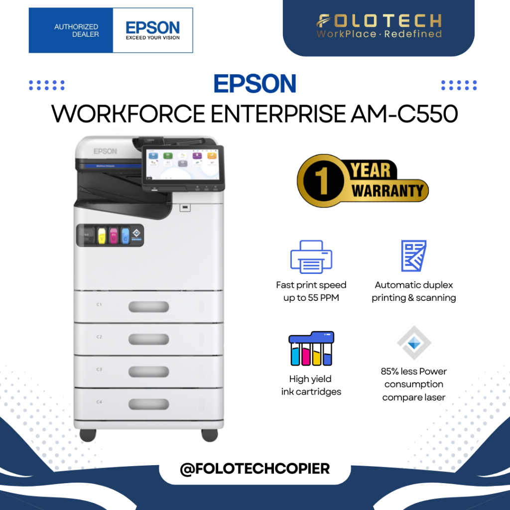 Photocopier Machine Rental | Epson WorkForce Enterprise AM-C550 | Shopee Malaysia