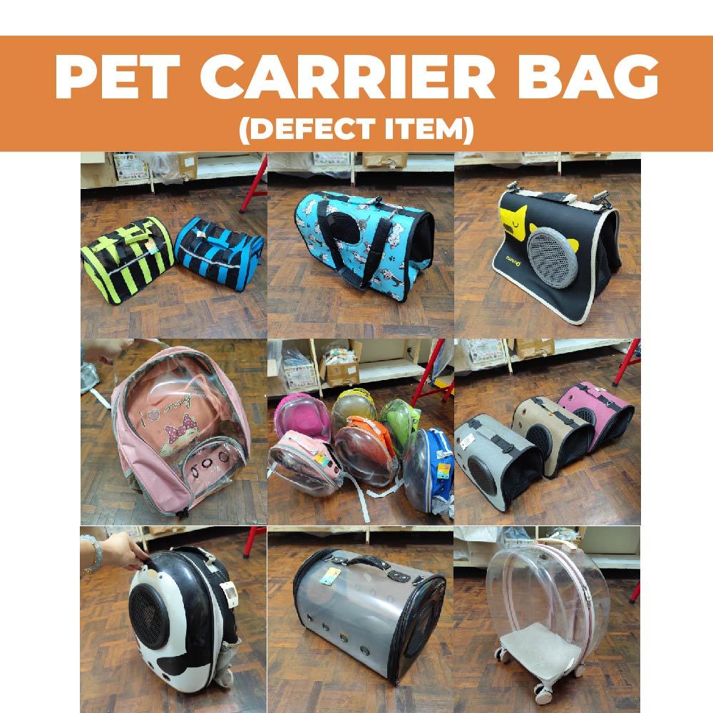 【Defect】Pet Carrier Beg Kucing Cat Backpack Pet Carrier Bag Kucing ...