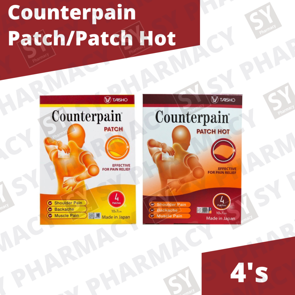 Counterpain Patch 4's/Counterpain Patch Hot 4's | Shopee Malaysia