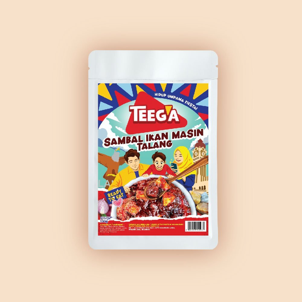 TEEGA SAMBAL - Sambal Ikan Masin Talang (100g) | Shopee Malaysia