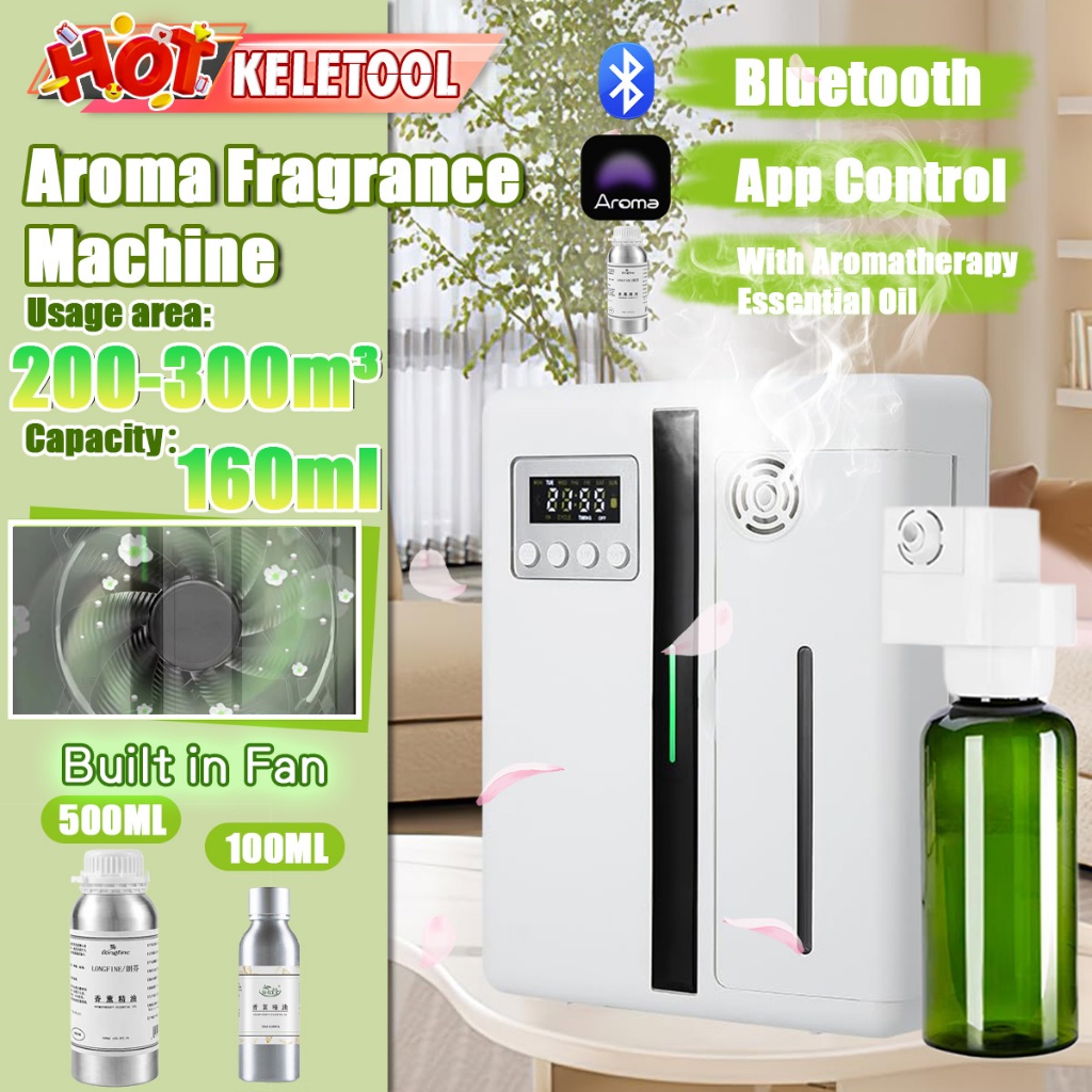 300M³ Intelligent Aroma Fragrance Machine Timer Function Scent Unit ...
