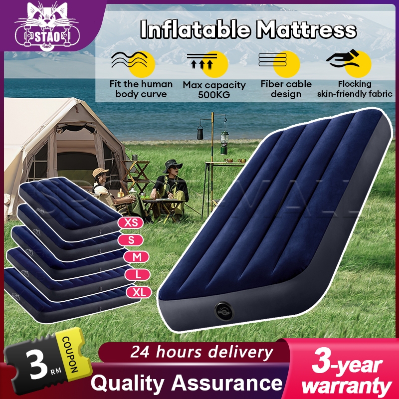 SPORT Tilam Angin Camping Bed Inflatable Bed Air bed 5 Sizes 25cm Extra ...