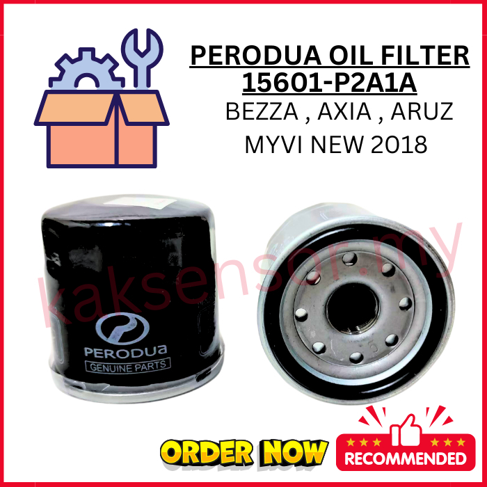 PERODUA OIL FILTER - AXIA/ BEZZA/ ARUZ/ MYVI (2018~ ) 15601-00R02-000 ...