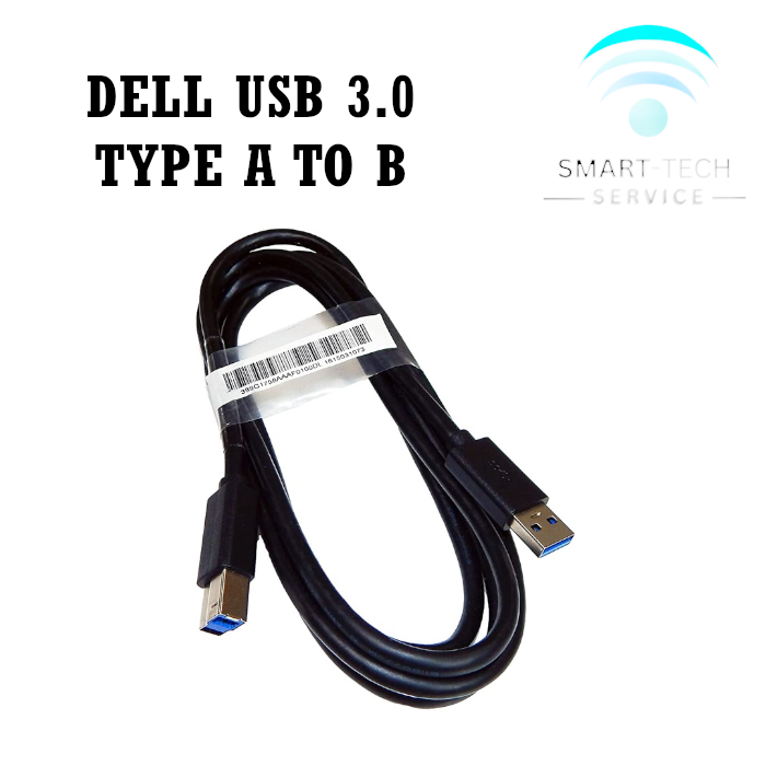 Dell USB 3.0 Type A to B Cable Pn81n Monitor Dock/ Printer/ HDD Case ...