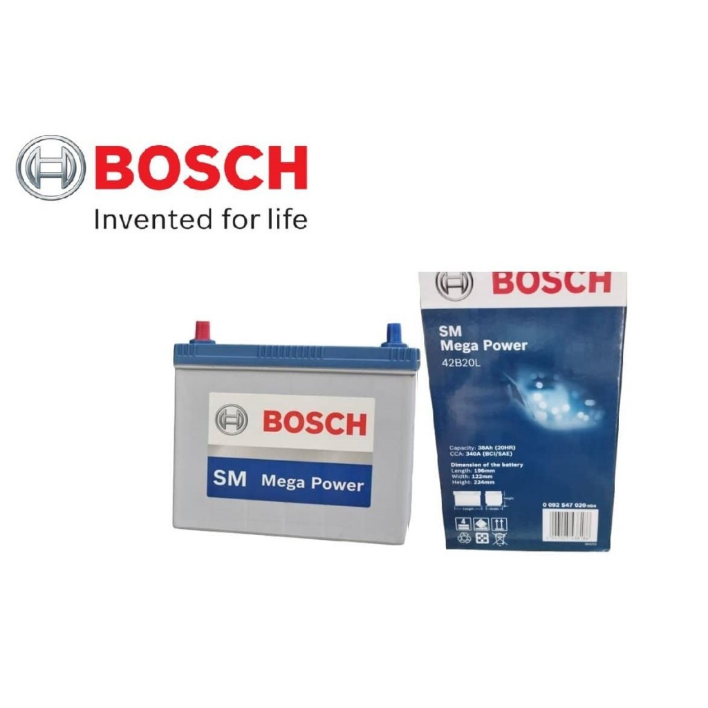 BOSCH SM MEGA POWER NS40ZL 42B20L Myvi BATTERY Axia Bezza Battery ...