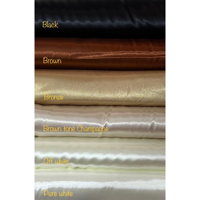 Kain Satin buatan MALAYSIA 🌈44/45”/ for decoration/packaging/kain ...