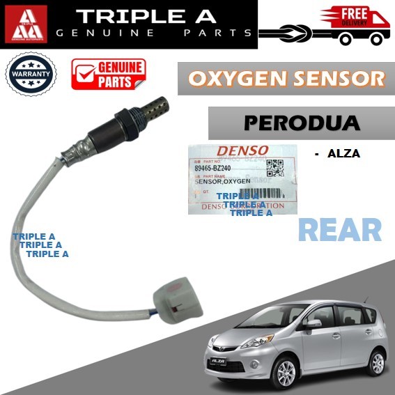 DENSO 89465-BZ260 OXYGEN SENSOR ALZA (REAR) LOWER OXYGEN SENSOR O2 ...