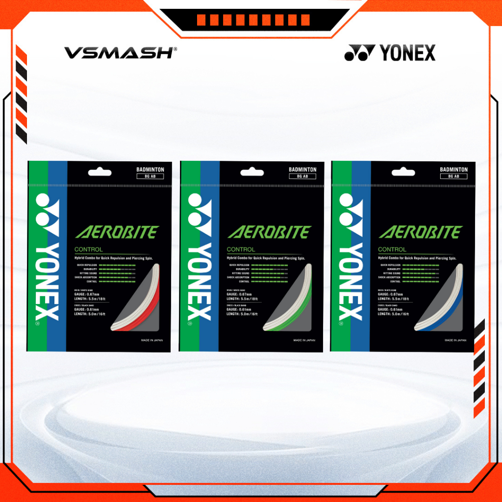 Tali Badminton Yonex Aerobite | Yonex Badminton String Aerobite ...