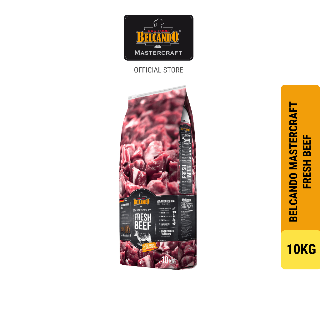 Belcando Mastercraft Dog Food - Fresh Beef Dry Food (10KG) | Shopee ...