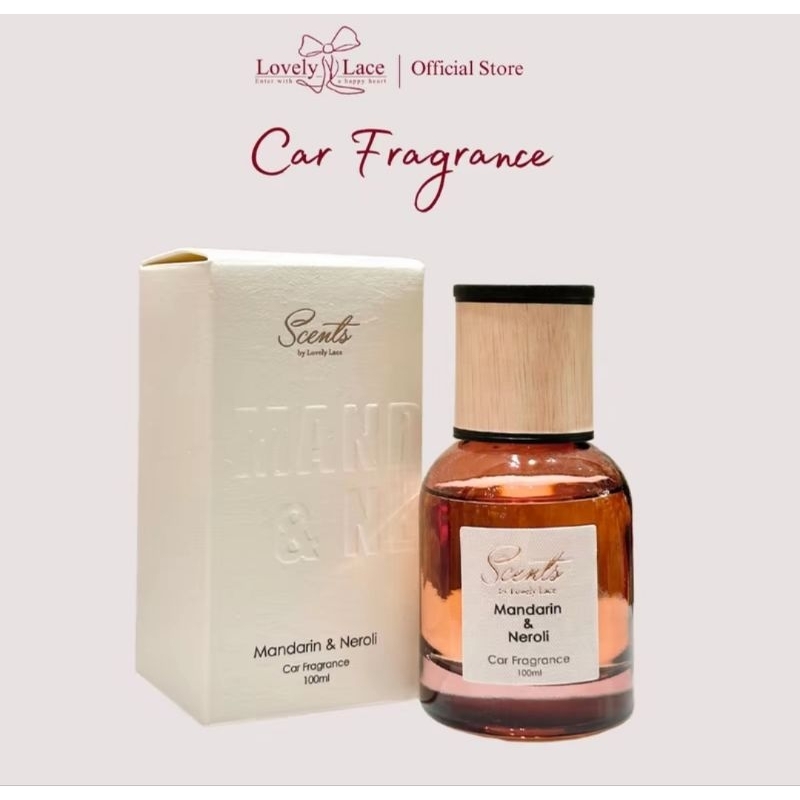 100% Authentic Lovely Lace Luxury Glass Bottle Car Diffuser (100ml ...