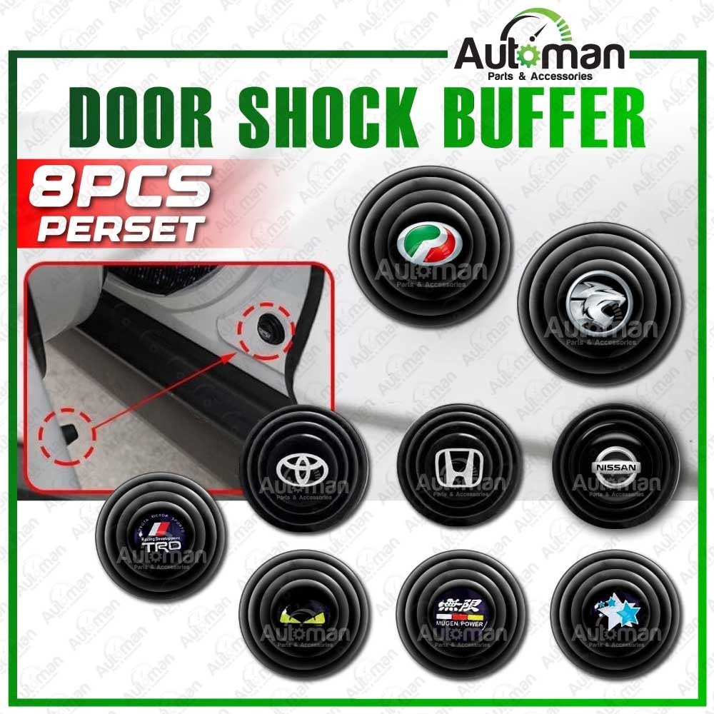 Universal Car Door Anti Shock Buffer Absorber Soundproof Sticker Pad ...