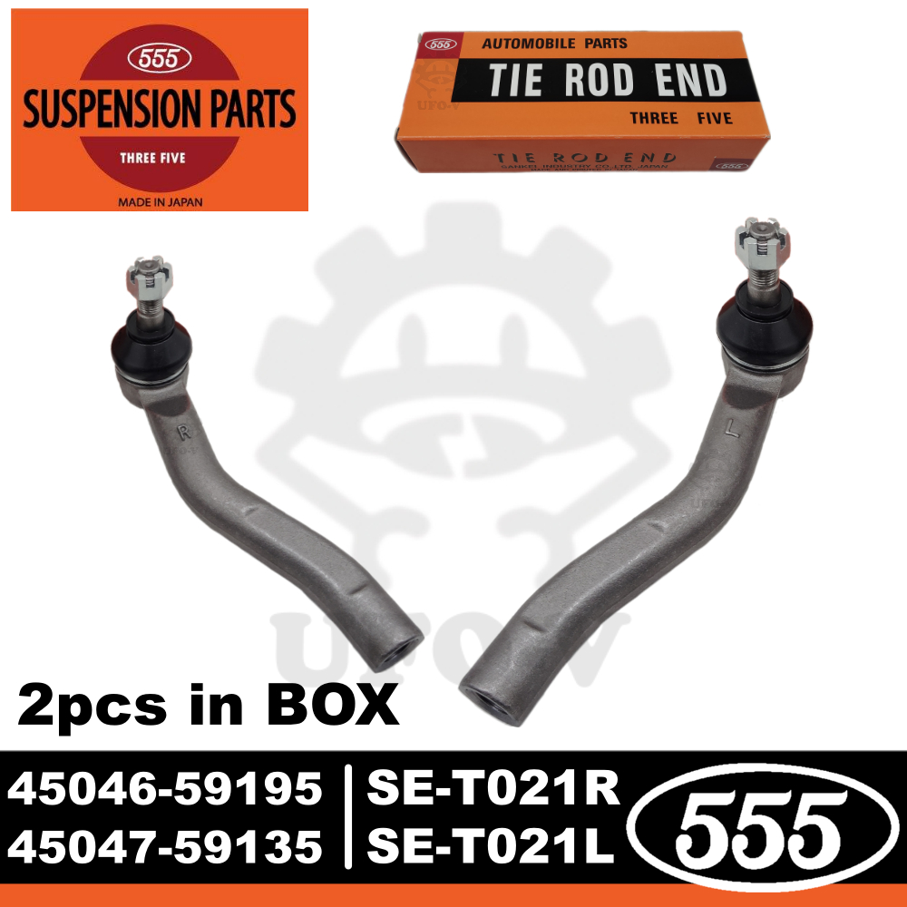 SE-T021 R/L Tie Rod End (2pcs/SET) for Toyota Vios NCP93, Yaris KSP90/ SCP90/NCP130, Prius C ...