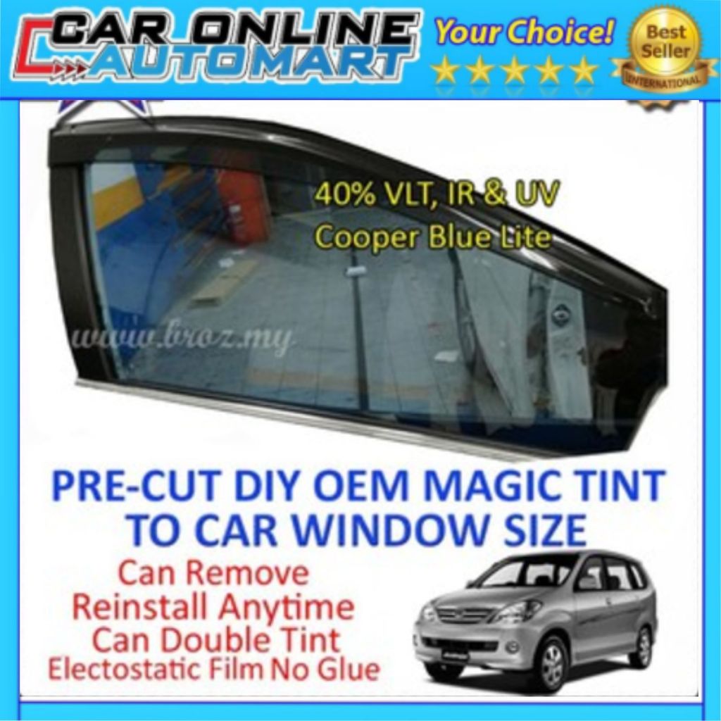 Magic Tint/Magic Tinted Solar Window - 40% Cooper Blue/Toyota Avanza ...