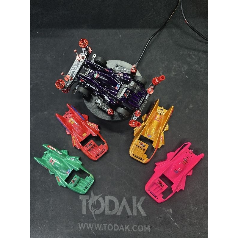 Tamiya Body Cowl SFM Strato Vector with Racing Sticker design | Shopee ...