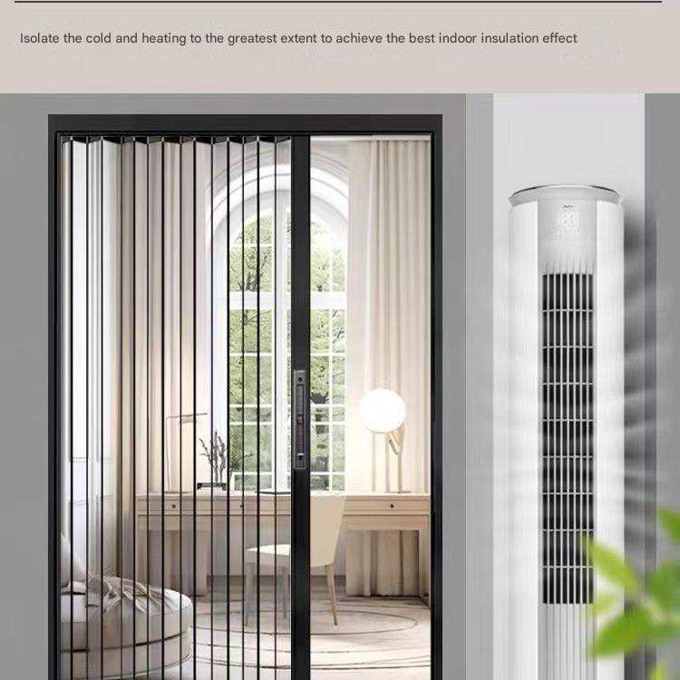 Disesuaikan plat kristal akrilik pintu lipat dapur bilik mandi penghawa ...