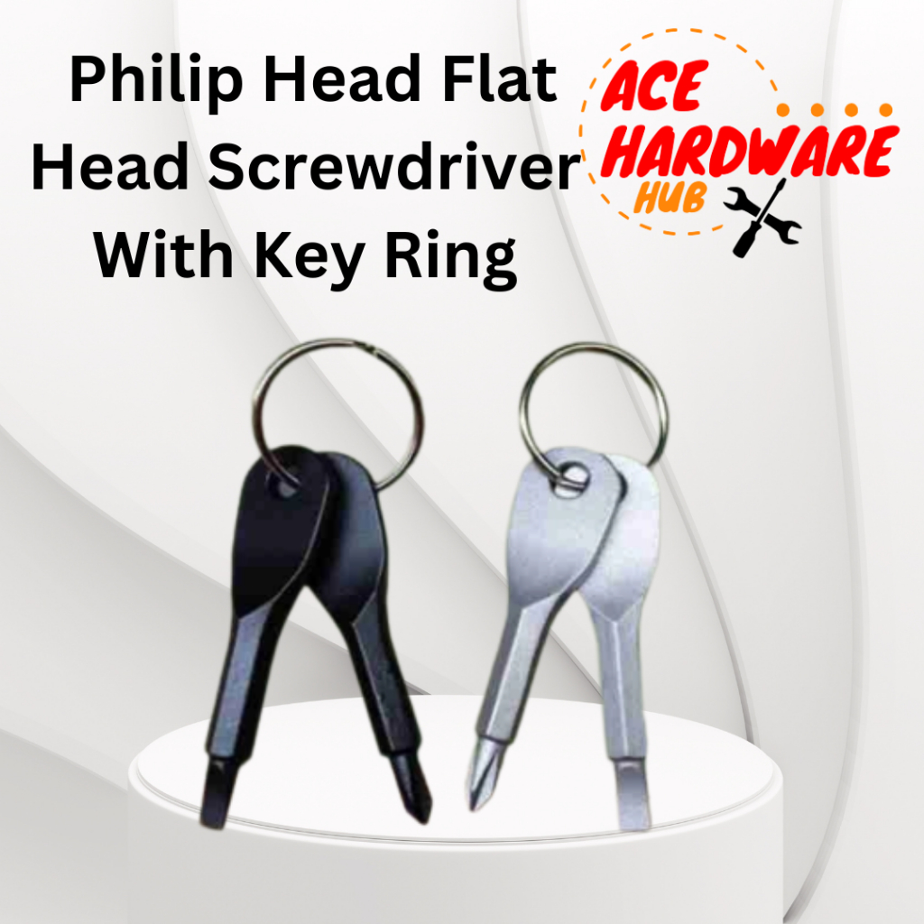 Mini Outdoor Portable Philip Head Flat Head Screwdriver With Key Ring ...