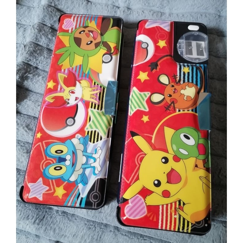 Original Pokemon magnetic Pencil Case with build in sharpener | Shopee ...