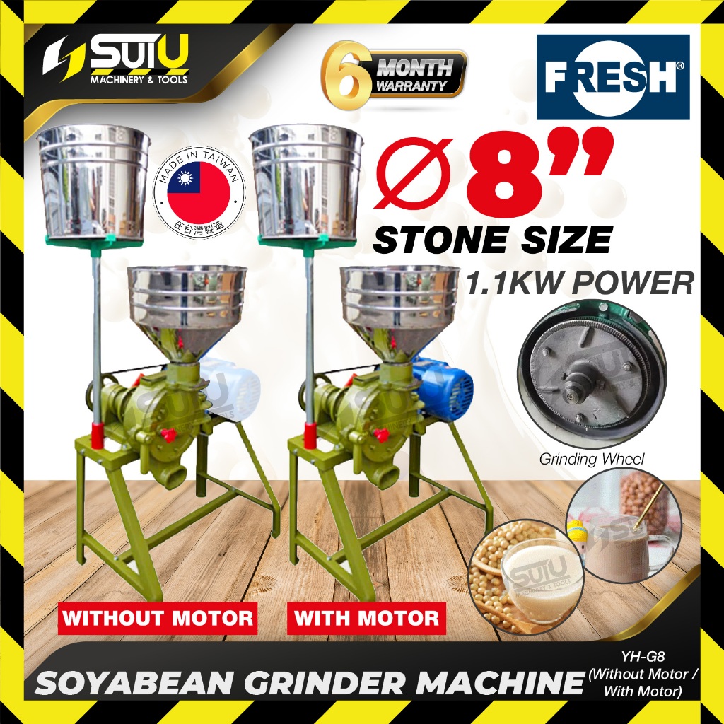 [WITHOUT / WITH MOTOR] FRESH YH-G8 / YHG8 ø8" Soybean / Soyabean ...
